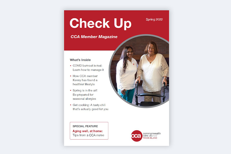 CCA Check Up Magazine - Rhode Island: Spring 2022 | Commonwealth Care ...
